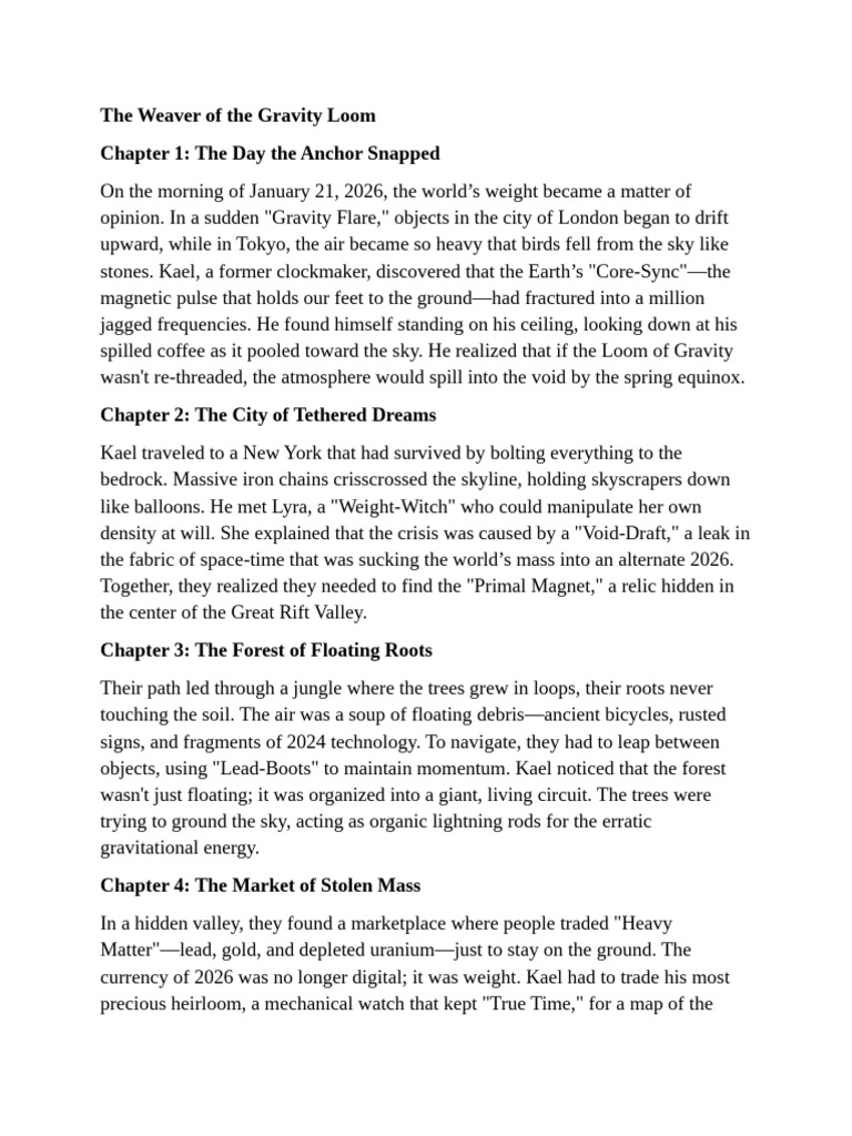 The Weaver of The Gravity Loom | PDF | Gravity | Physical Sciences