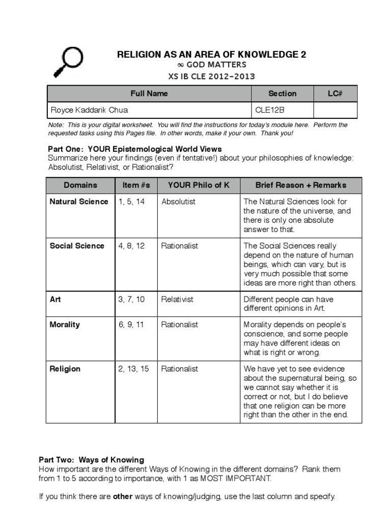 Xsibcle2013 AOK Module2 | PDF | Rationalism | Reason
