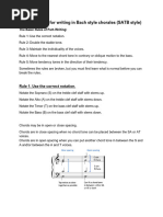 Four-Part Harmony Writing Guidelines | PDF | Chord (Music) | Interval ...