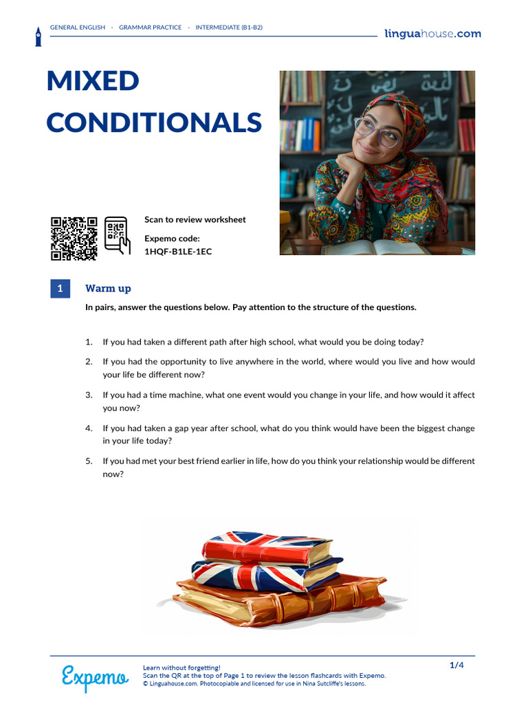 Mixed Conditionals British English Student B1 B2 | PDF