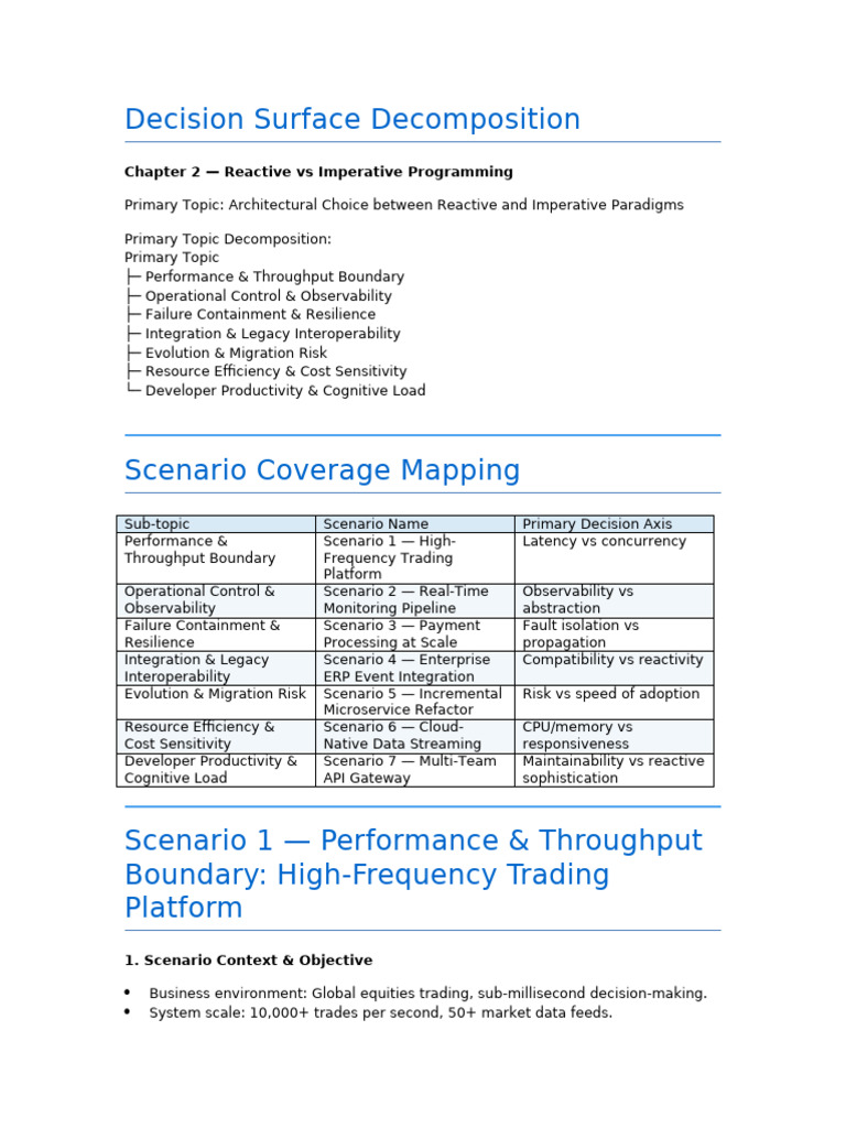 9 Reactive vs Imperative Programming Trade Offs Use Cases Applied Scenarios and Exercises | PDF ...