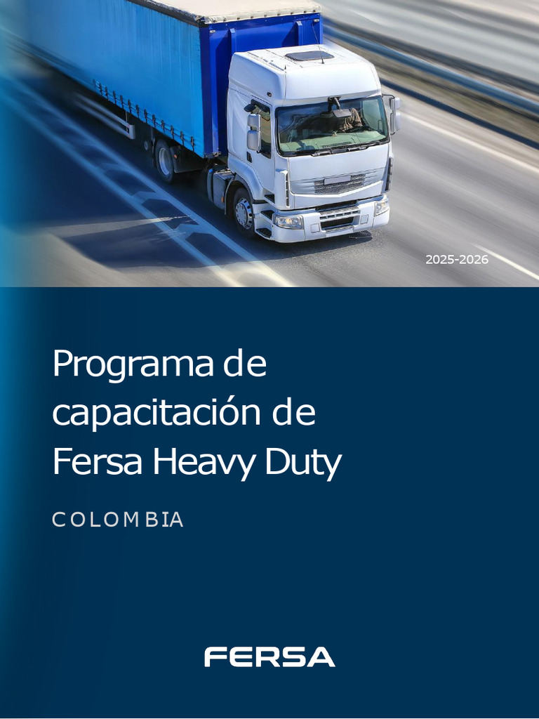 Programa Capacitaciones Fersa Heavy Duty | PDF | Calidad (comercial ...