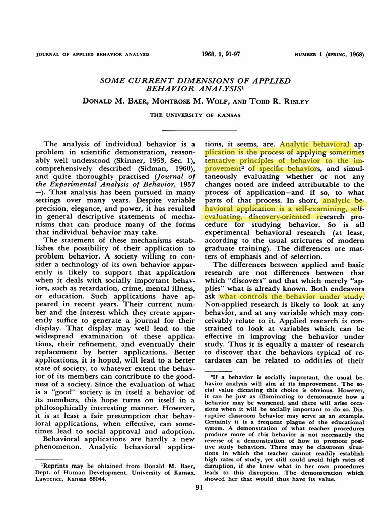 Some Current Dimensions 230817 225708 | PDF | Behaviorism | Reinforcement