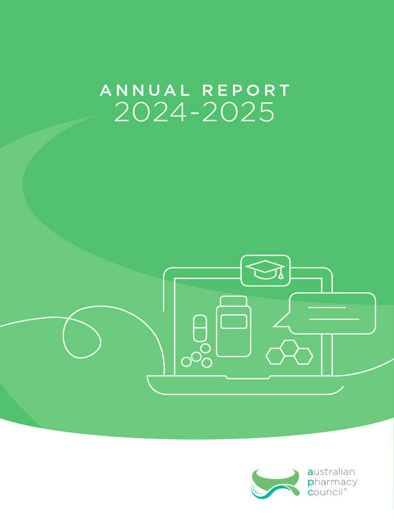 2024 25 APC Annual Report Singles Web | PDF | Pharmacist | Pharmacy