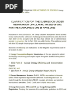 DOE Energy Audit Advisory 112422 | PDF