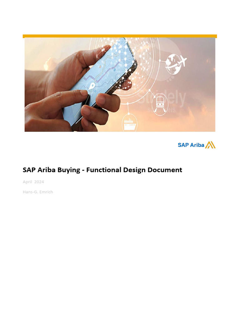 SAP Ariba Buying - Functional Design Document | PDF | Procurement ...