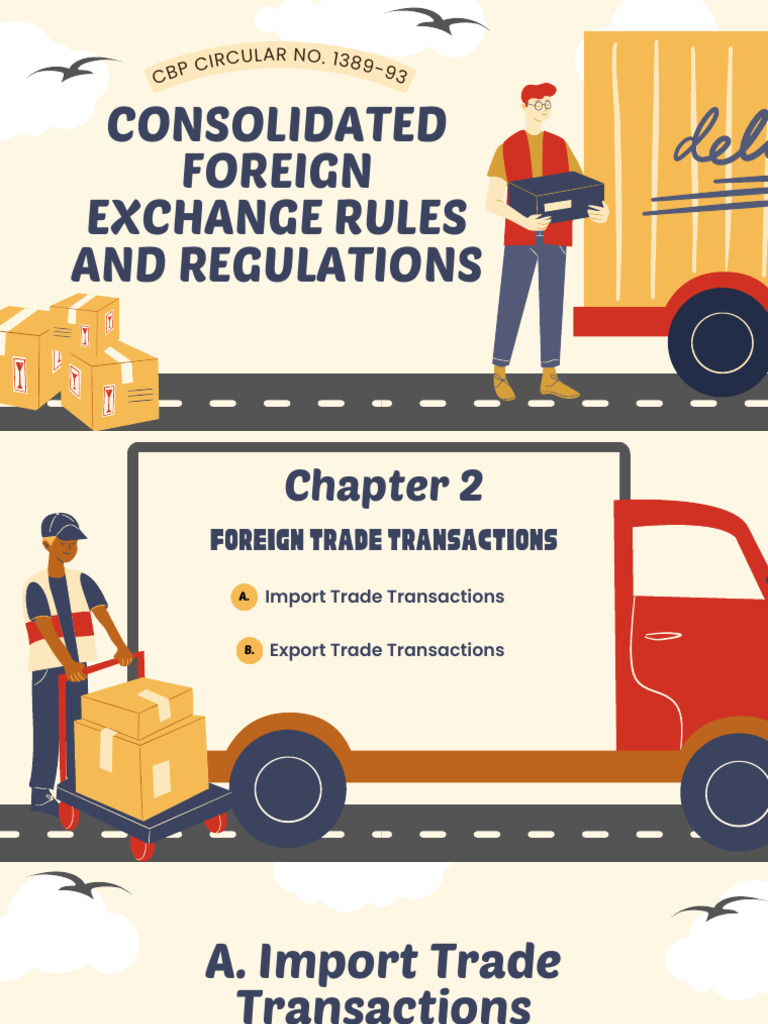Consolidated Foreign Exchange Rules and Regulations Chapter 2 | PDF ...