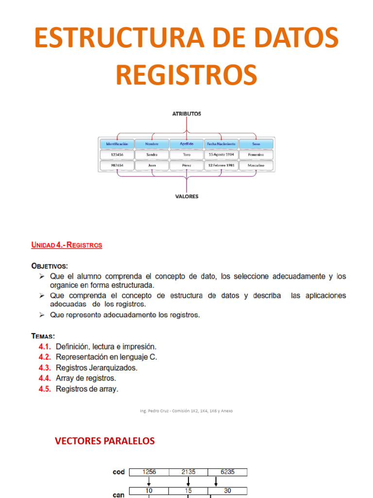 Unidad 4_5 Registro | PDF | Estándares informáticos | Ingeniería ...