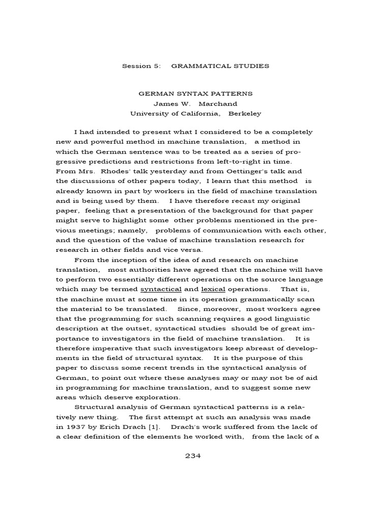 1960.Earlymt Nsmt.27 | PDF | Syntax | Translations