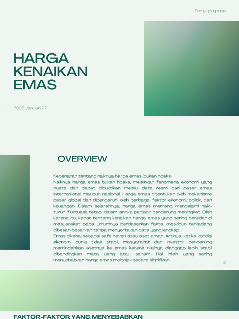 Green Gradient Monotone Minimalist Presentation Template_20260127 ...