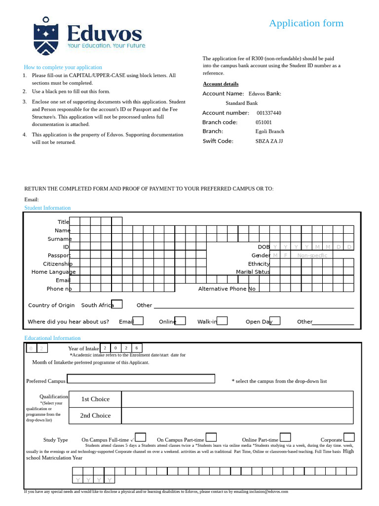 Application Form School | PDF | Legal Guardian | Credit History