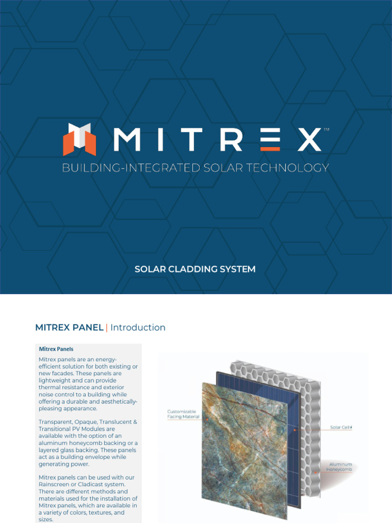 Solar Cladding Systems Document | PDF