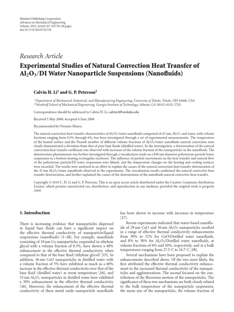 7-AME-Experimental Studies of Natural Convection Heat Transfer Of | PDF ...