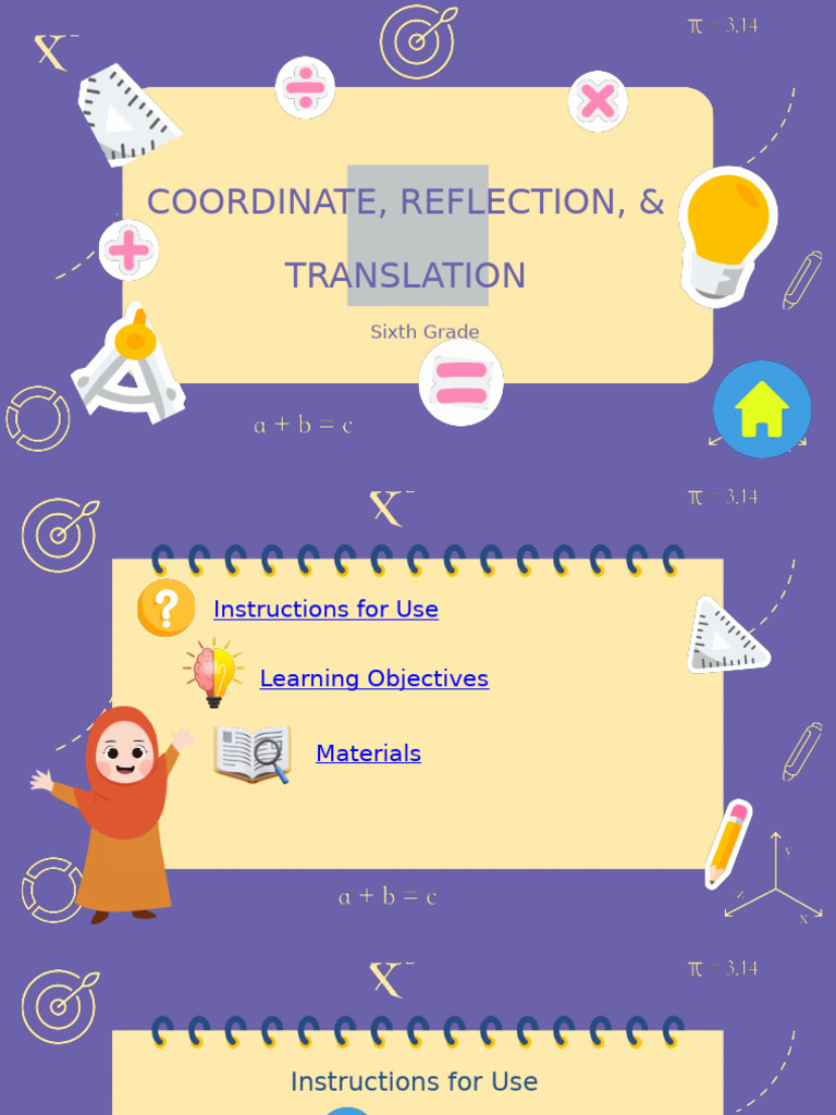 Coordinate, Reflection, and Translation | PDF | Cartesian Coordinate ...