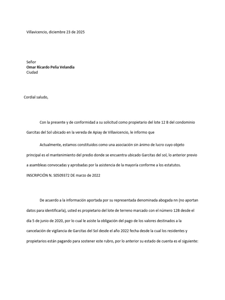 carta 12B | PDF