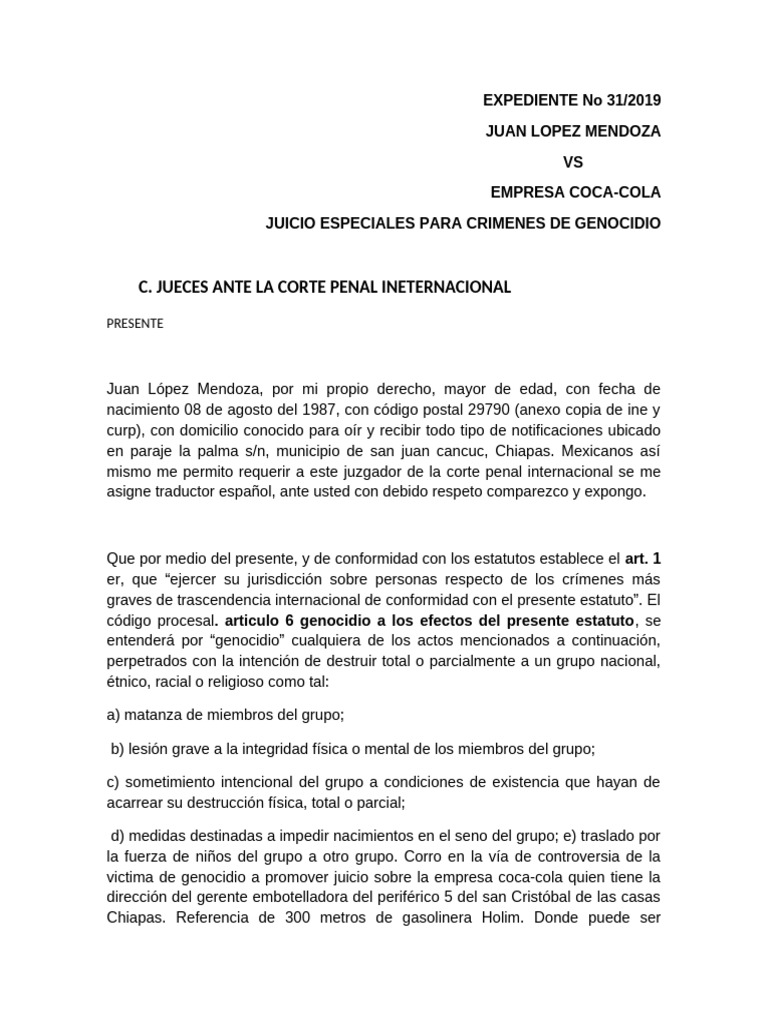 SUB---1--ACT--INTEGRADORA | PDF | Refresco | Genocidios