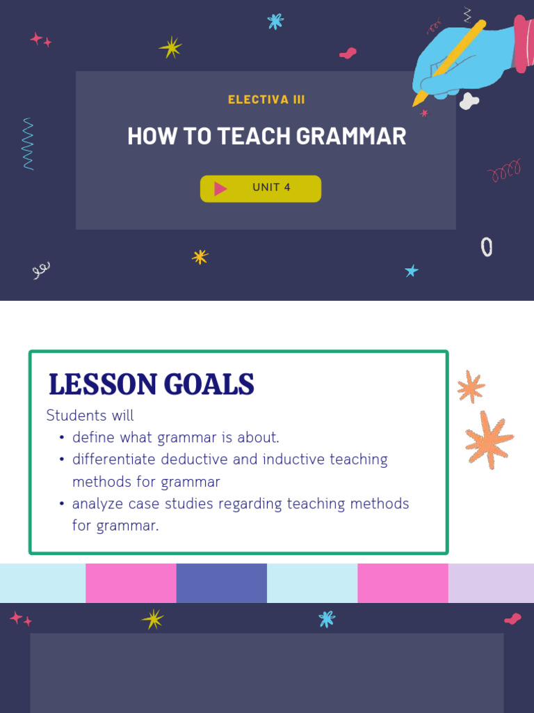 Unit 4 How to Teach Grammar (1)-Comprimido | PDF | Learning | Grammar