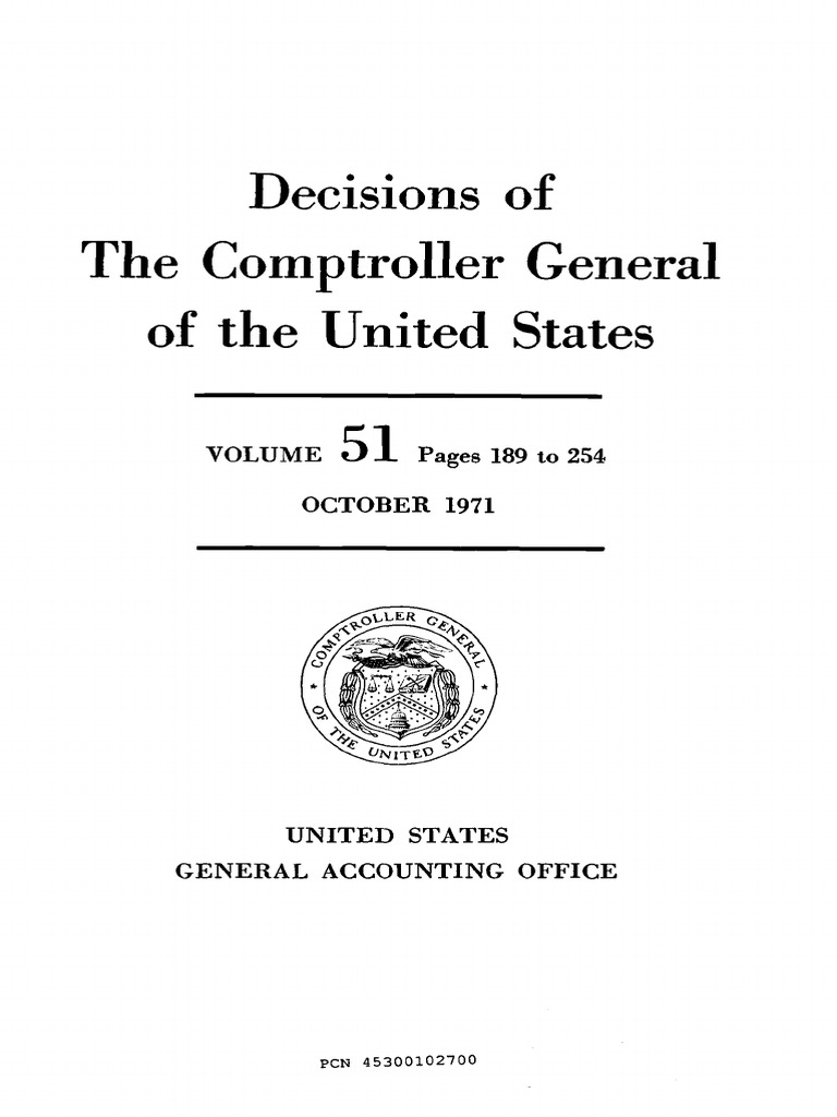 DCG Vol 51 Oct 1971 | PDF | Military Discharge | United States Code