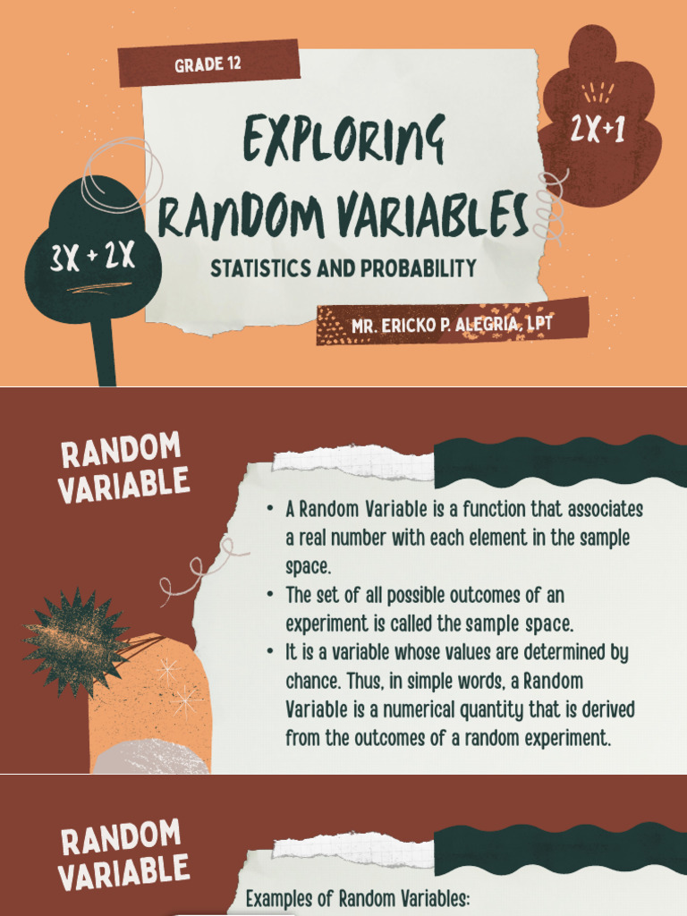 Exploring Random Variables - Statistics and Probability - Pt2 | PDF