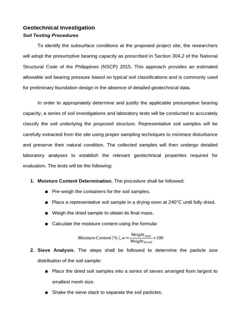 Soil Testing Procedures | PDF | Soil | Geotechnical Engineering