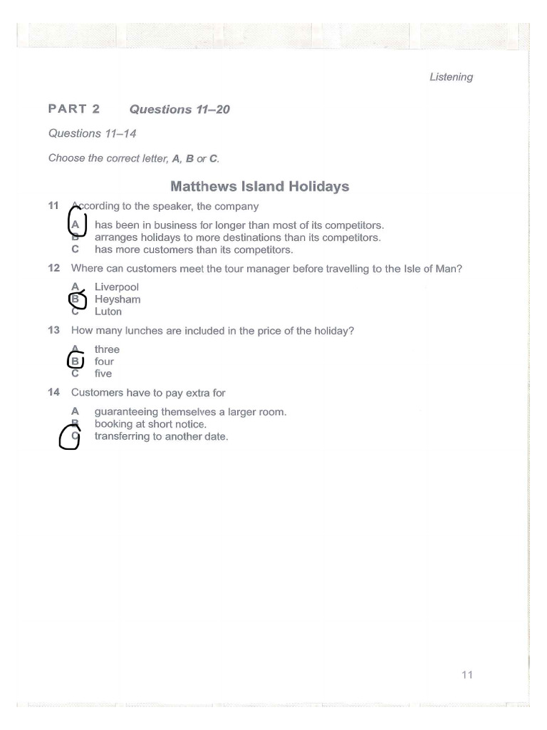 L23 Listening Practice C15 Part 2 and 4 | PDF