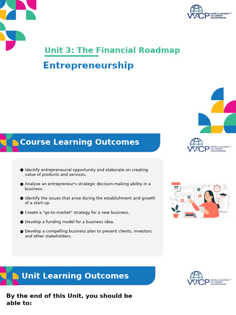 Entrepreneurship - Unit 3 | PDF | Budget | Balance Sheet