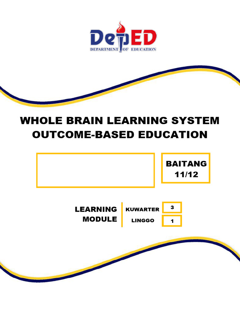 Q3 Filipino SHS 11 TECH VOC Week 1 ZSP 1 | PDF
