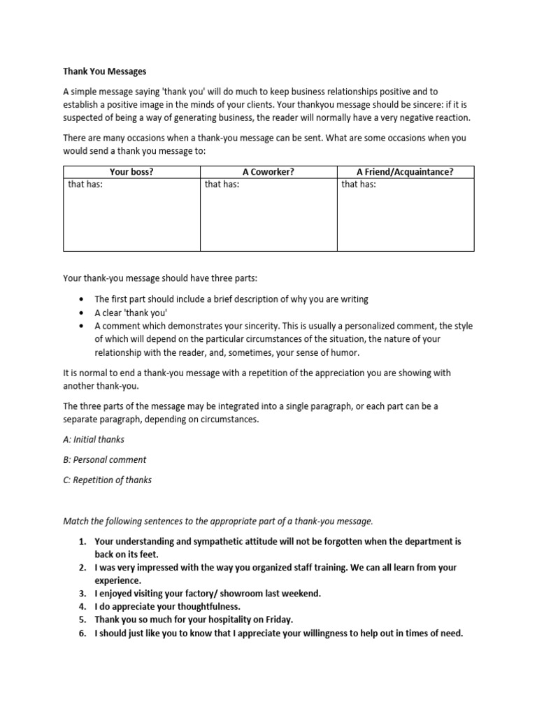 Handout 1 - Business English Lesson 2 | PDF