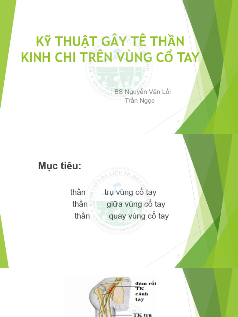 Bvdl Gay Te Than Kinh Vung Co Tay Bs Dung Bs Loi | PDF