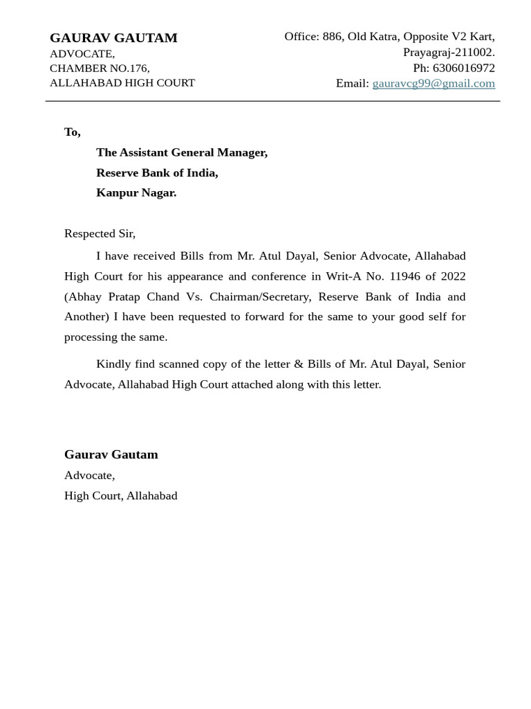 Covering Letter 21.01.2026 | PDF