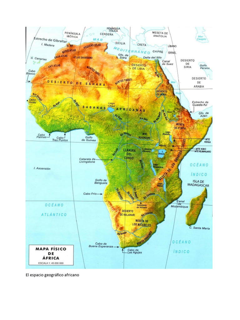 África Mapas e Imágenes | PDF