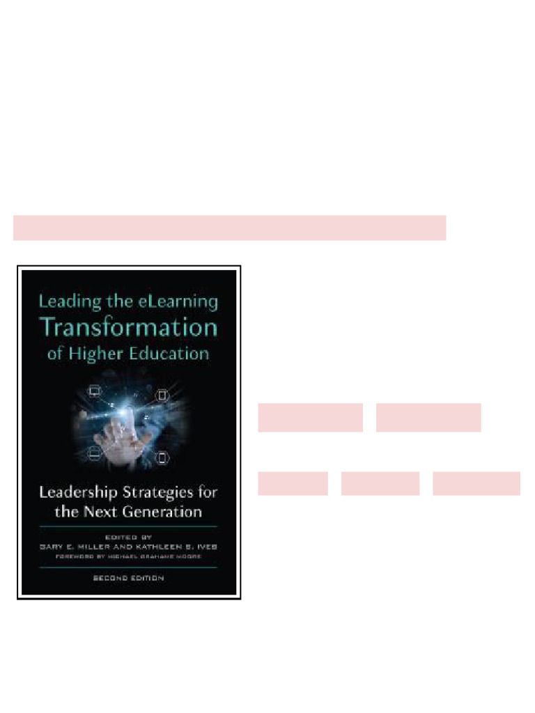 Leading the ELearning Transformation of Higher Education Leadership ...