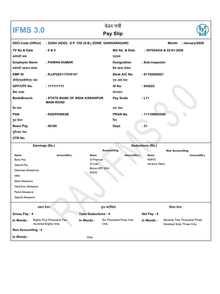 Pay-Slip (55) | PDF