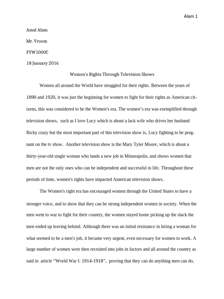 Vroom Research Paper 6-10 | PDF | Civil Rights Act Of 1964 | Lucille Ball