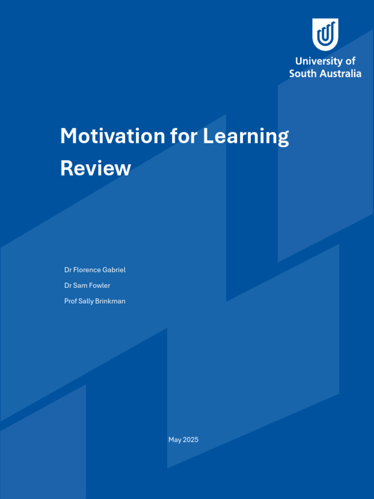 Motivation For Learning Review 2025 Final | PDF | Motivational | Motivation
