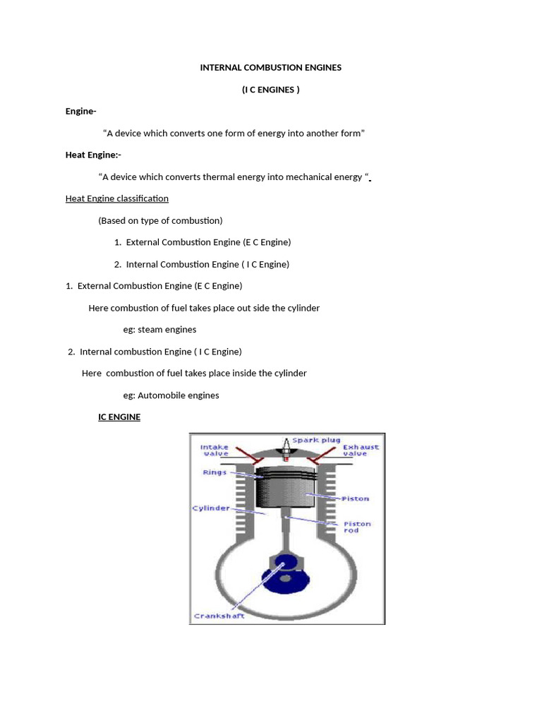 Internal Combustion Engines | PDF | Internal Combustion Engine | Diesel ...