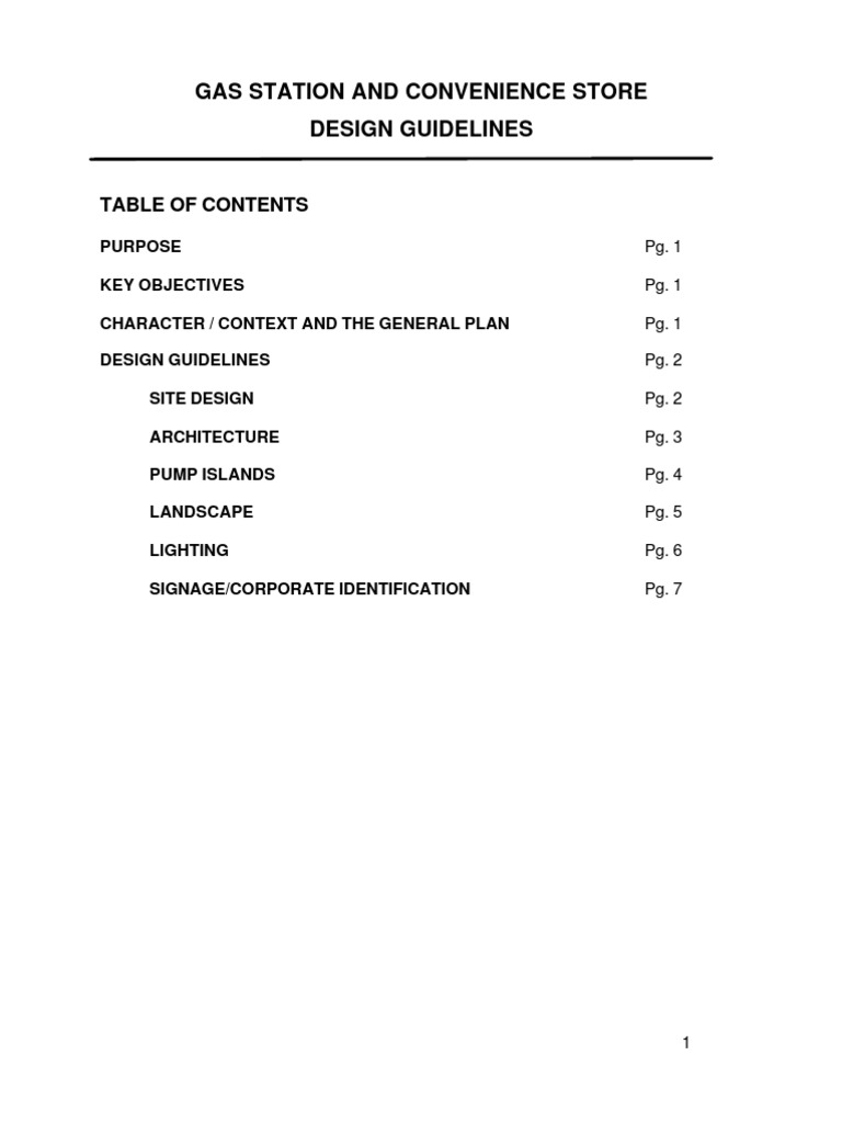 Gas Station Design Guidelines Philippines | PDF | Lighting | Window