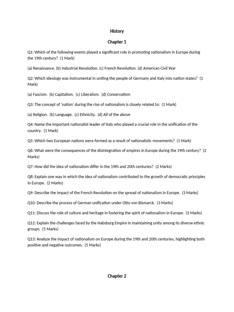 History Chapter 1,2 | PDF | Nationalism | Indian Independence Movement