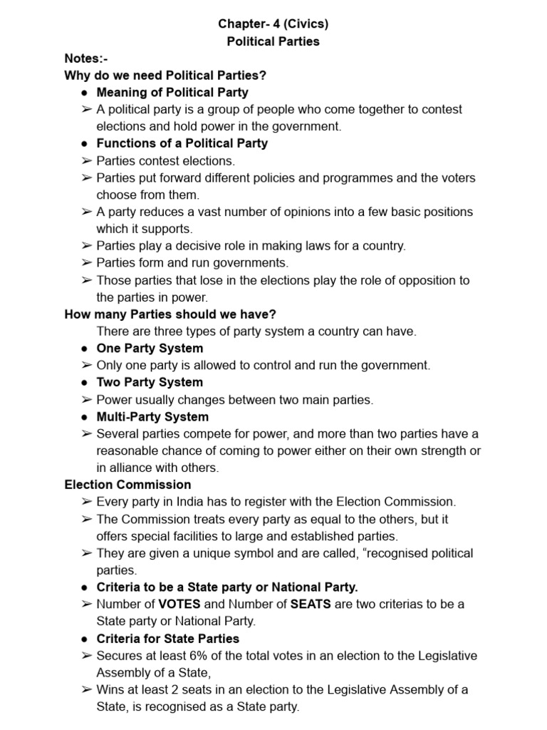 Political Parties | PDF | Political Parties | Democracy