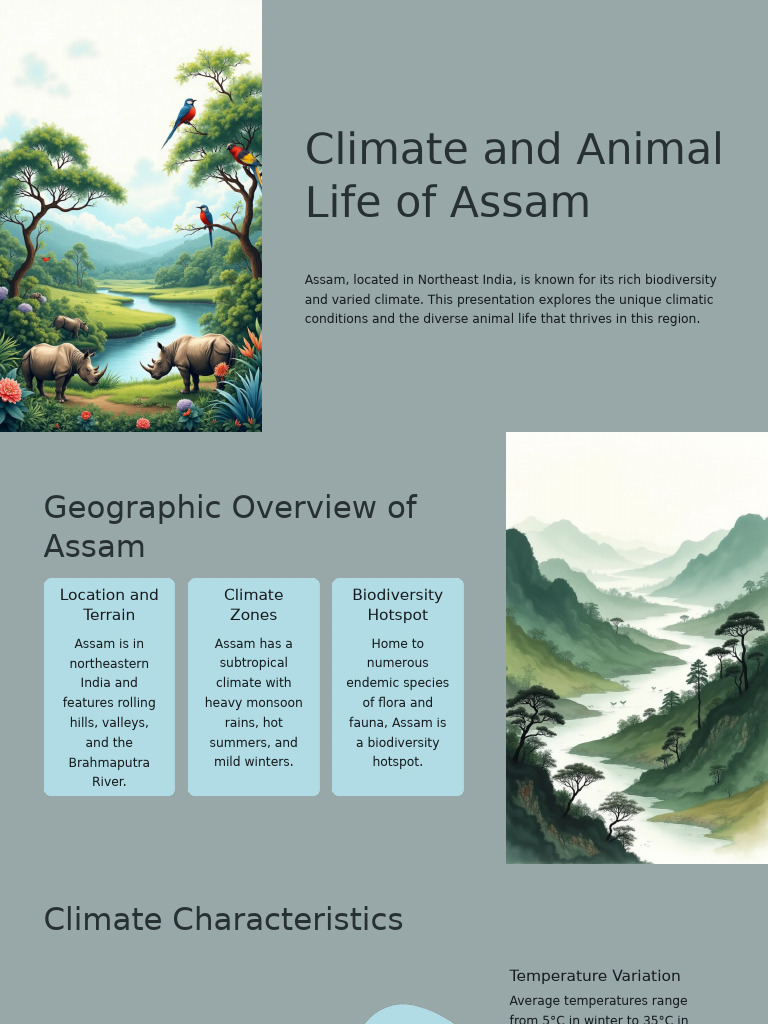 Climate and Animal Life of Assam | PDF | Tropics | Conservation Biology