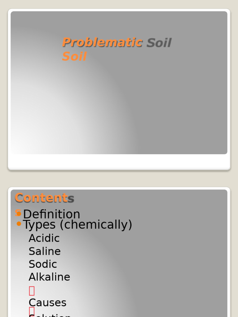 problematicsoil-2 | PDF | Soil | Horticulture