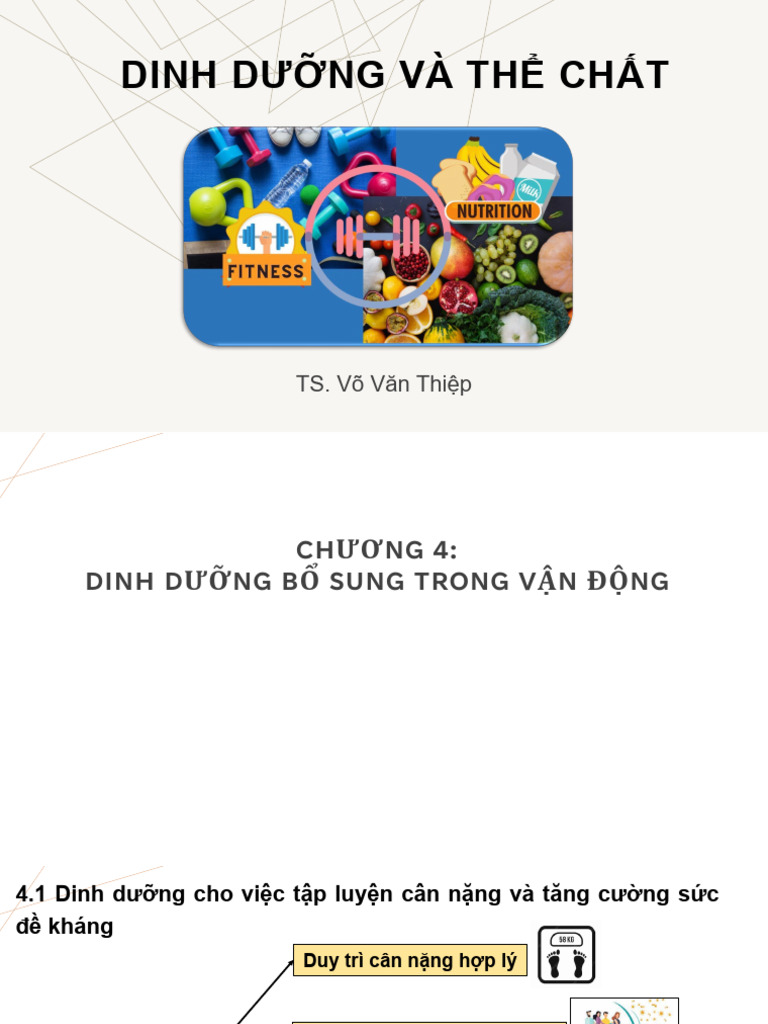 Bai Giang-Dinh Duong Va the Chat - Chuong 4 | PDF
