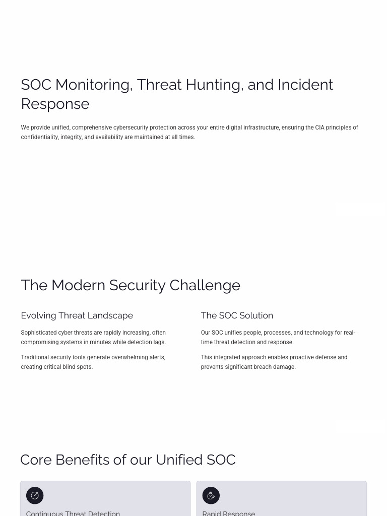 SOC Monitoring Threat Hunting and Incident Response 2 | PDF | Computer ...