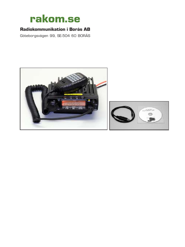 Ba-Rakom Anytone AT-588 | PDF