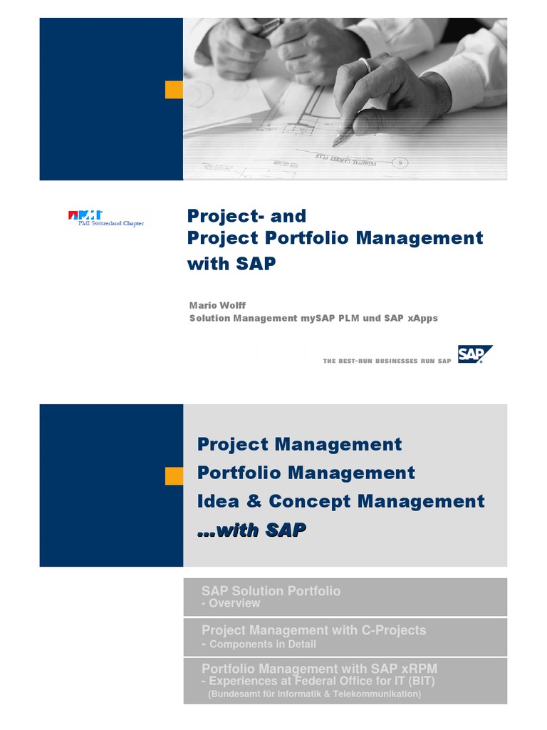 Project-And Project Portfolio Management With Sap: Mario Wolff Solution ...