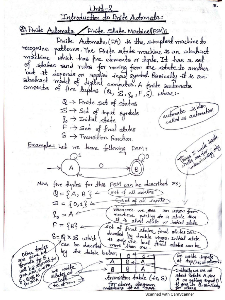 TOC Unit 2 | PDF