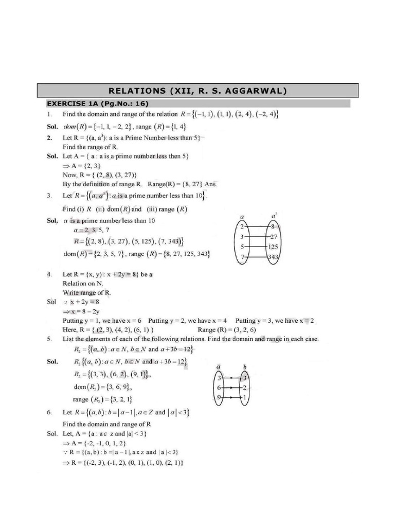 1. Relations | PDF