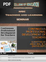 CPTD Management System Handbook | PDF | Teachers | Educational Assessment