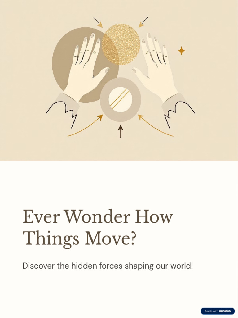 Ever Wonder How Things Move | PDF