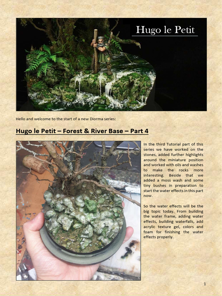 Hugo Le Petit Forest&River Part4 | PDF | Acrylic Paint | Adhesive